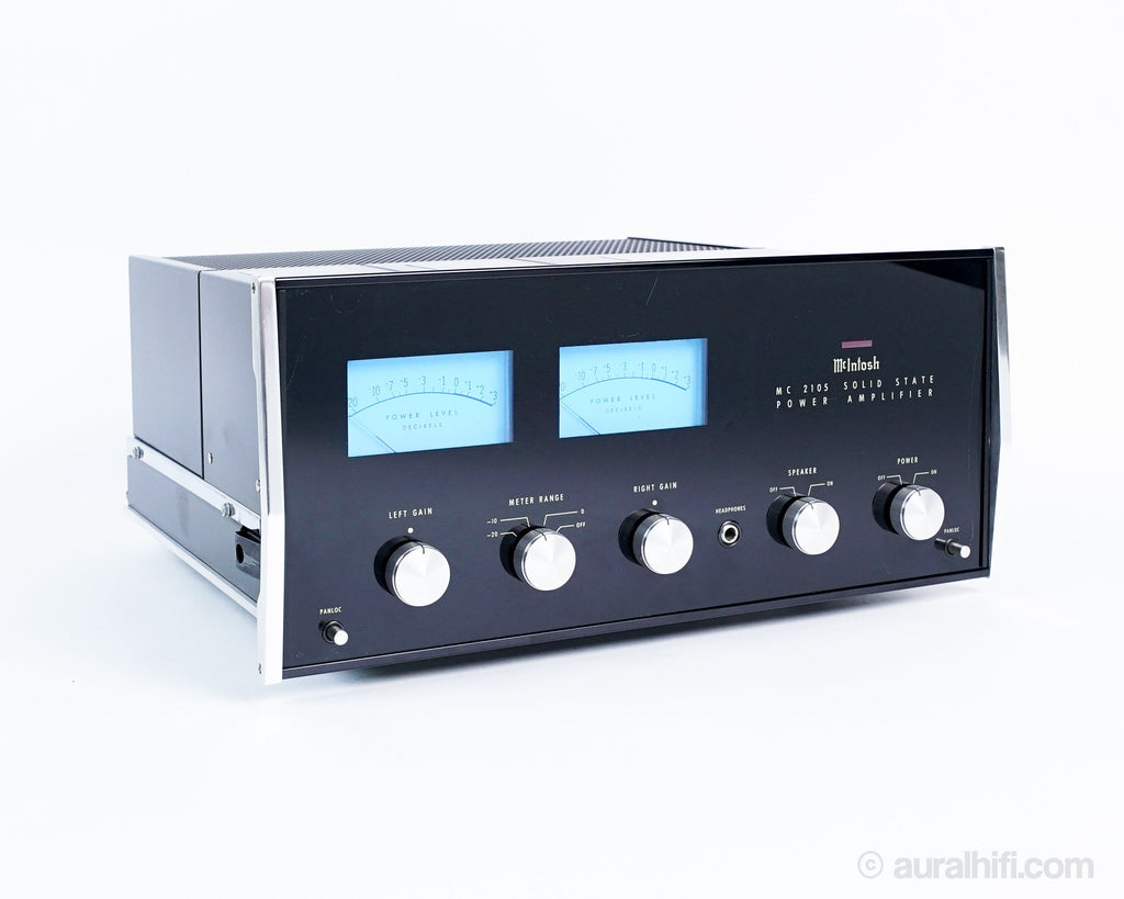 Vintage Mcintosh MC2105 // Solid-State Amplifier – AURAL HiFi