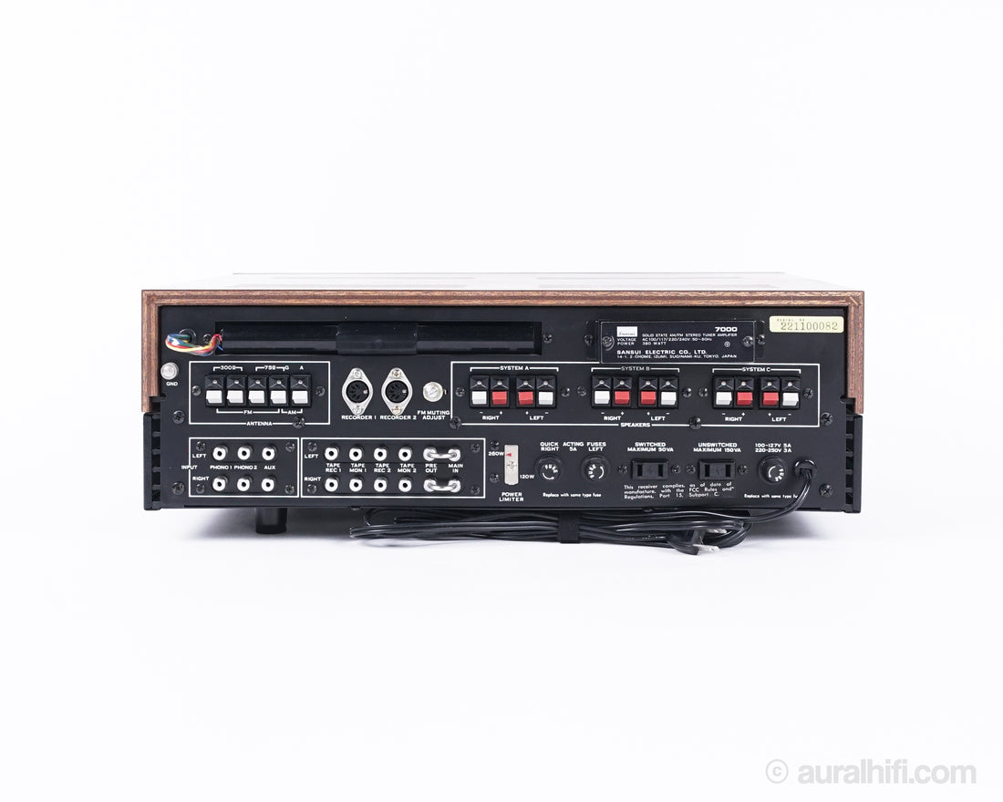 Vintage Sansui 7000 // Solid-State Receiver / Rare & Minty / Original ...