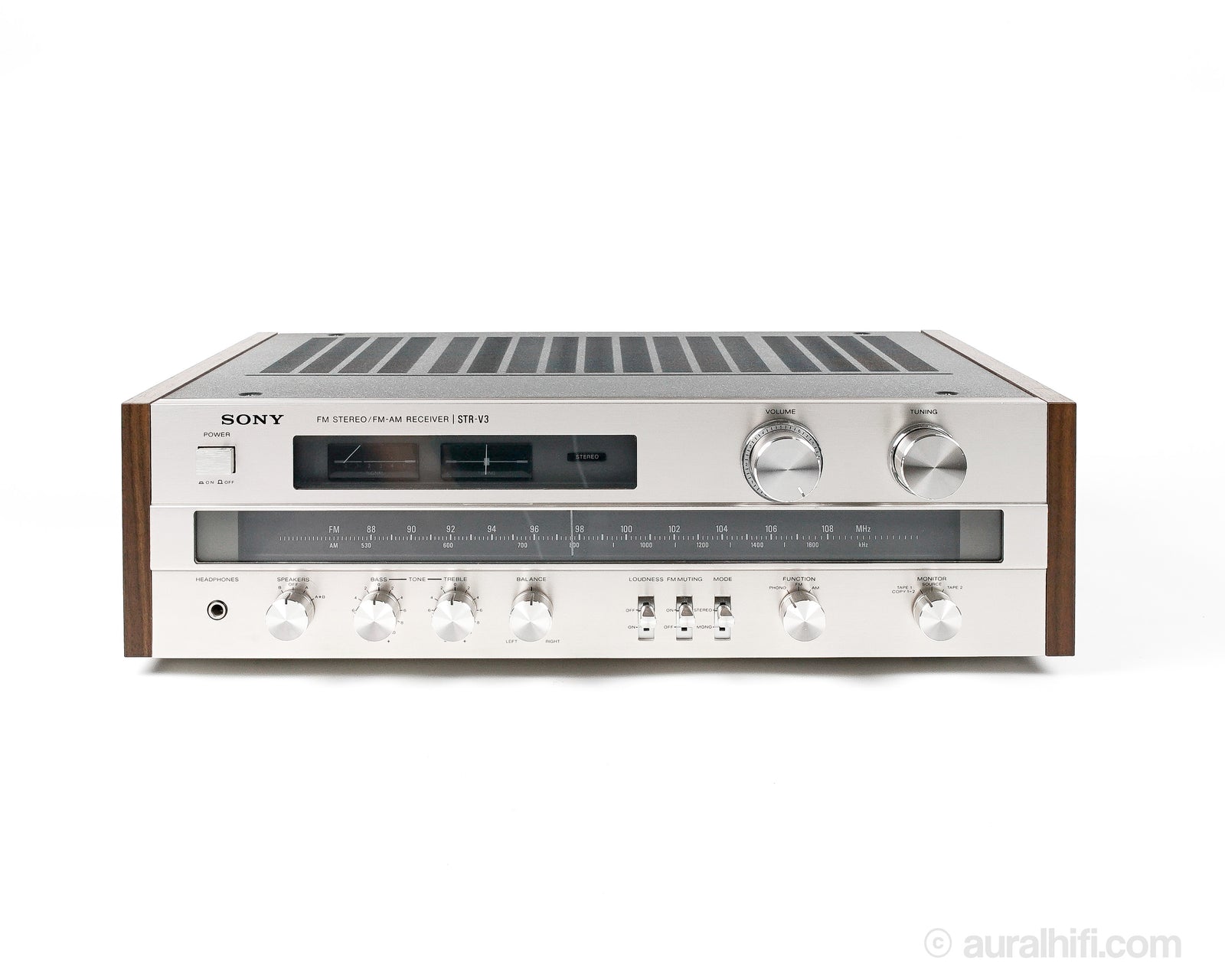 Vintage Sony STR-V3 // Solid-State Receiver – AURAL HiFi