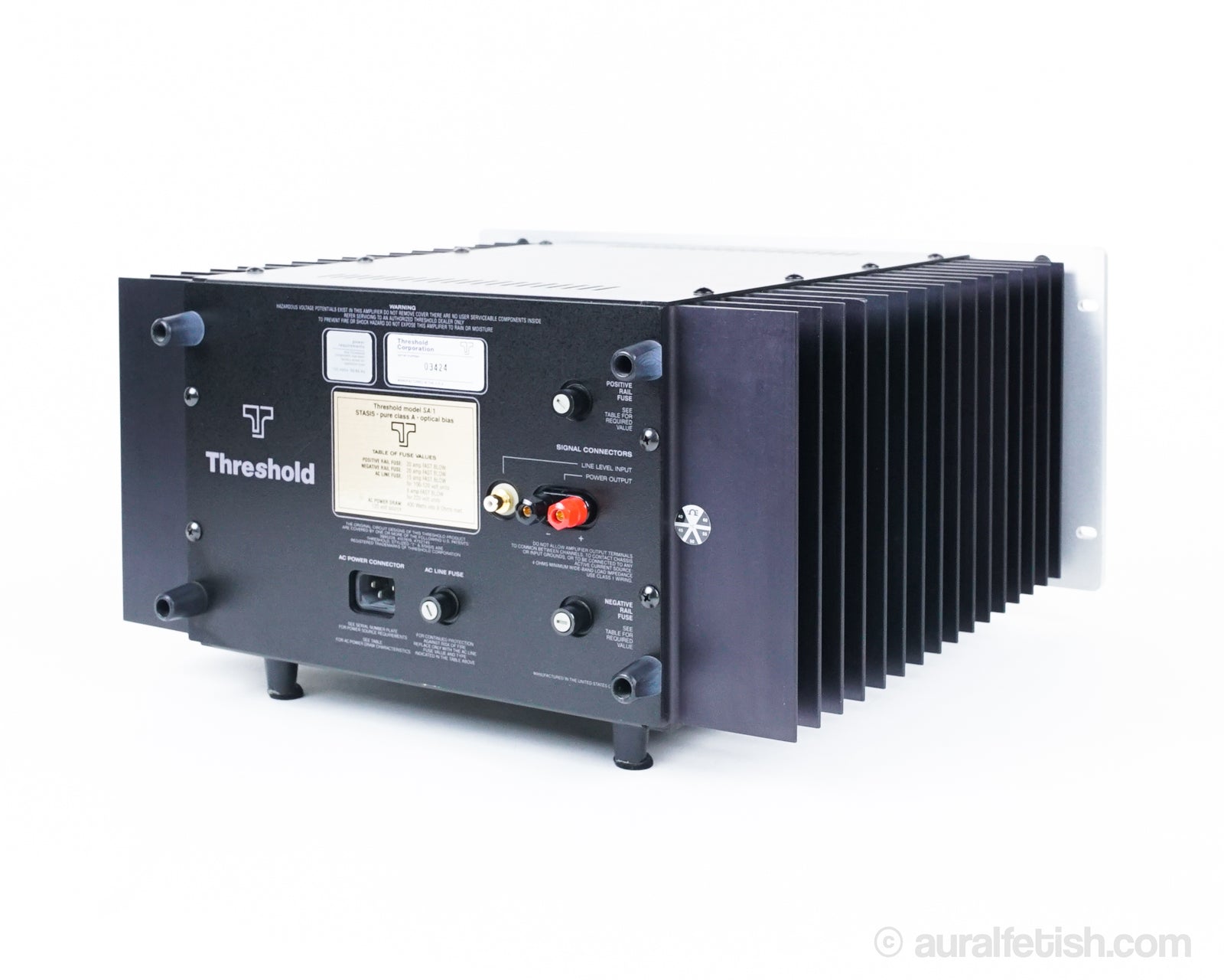 Vintage Threshold SA/1 // 160 Watt Stasis Amplifier Monoblocks ...