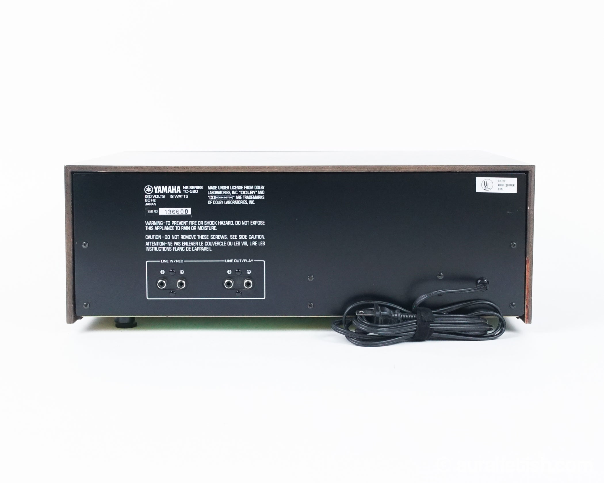 Vintage Yamaha TC-520 // Cassette Deck / NOS / Original Box – AURAL HiFi