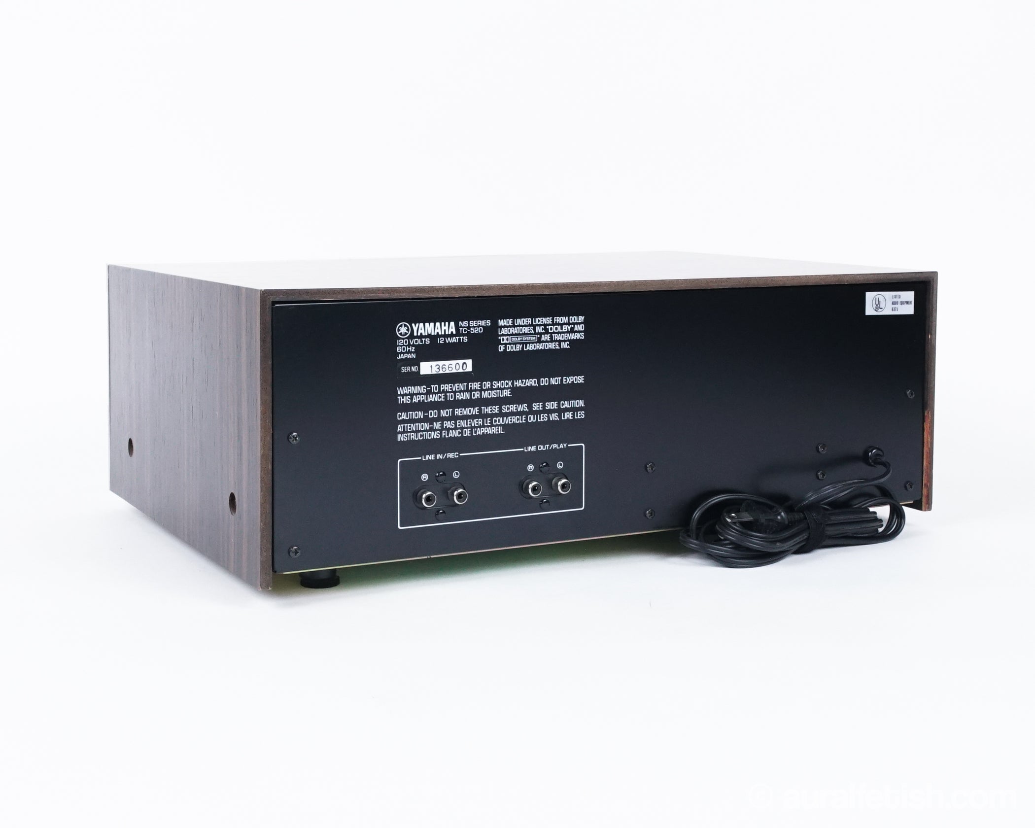 Vintage Yamaha TC-520 // Cassette Deck / NOS / Original Box – AURAL HiFi